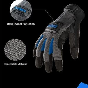 toolant Work Gloves Men - Thor Series - Mechanic Gloves Touch Screen, Utility Grip Working Gloves for Multi-Purpose Use, X-Large