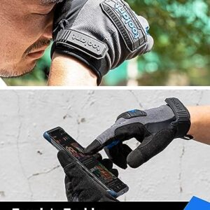 toolant Work Gloves Men - Thor Series - Mechanic Gloves Touch Screen, Utility Grip Working Gloves for Multi-Purpose Use, X-Large