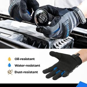 toolant Work Gloves Men - Thor Series - Mechanic Gloves Touch Screen, Utility Grip Working Gloves for Multi-Purpose Use, X-Large