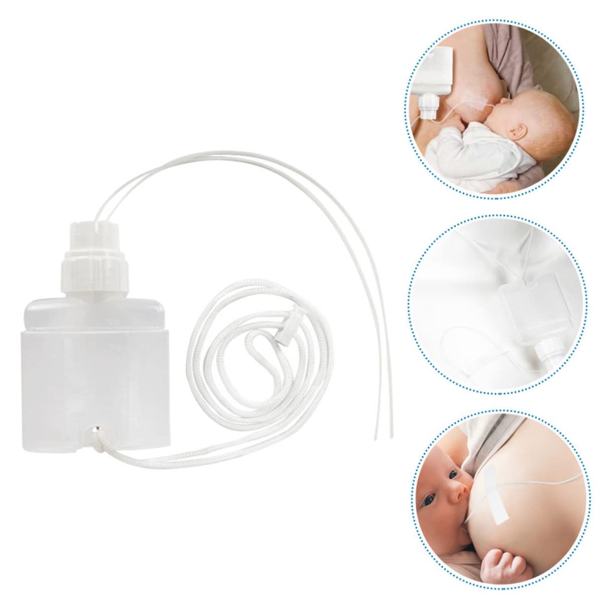 Toyvian 1 Set Breastfeeding Device Color Box Auxiliary Breast Milk Pp