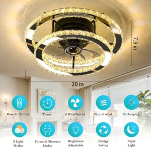 LED Floor Lamp Fans, 23W 3500LM Adjustable Super Bright LED Torchiere Living Room and 3.6W Small Fans with Reading Light,Dimmable Modern Standing Lamp for Room Bedroom Office Floor Light