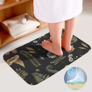 Chfukew Skeleton Bathroom Rugs Microfiber Non Slip Shower Bath Mat Soft Washable Living Room Area Rug Cute Kitchen Bathroom Decor