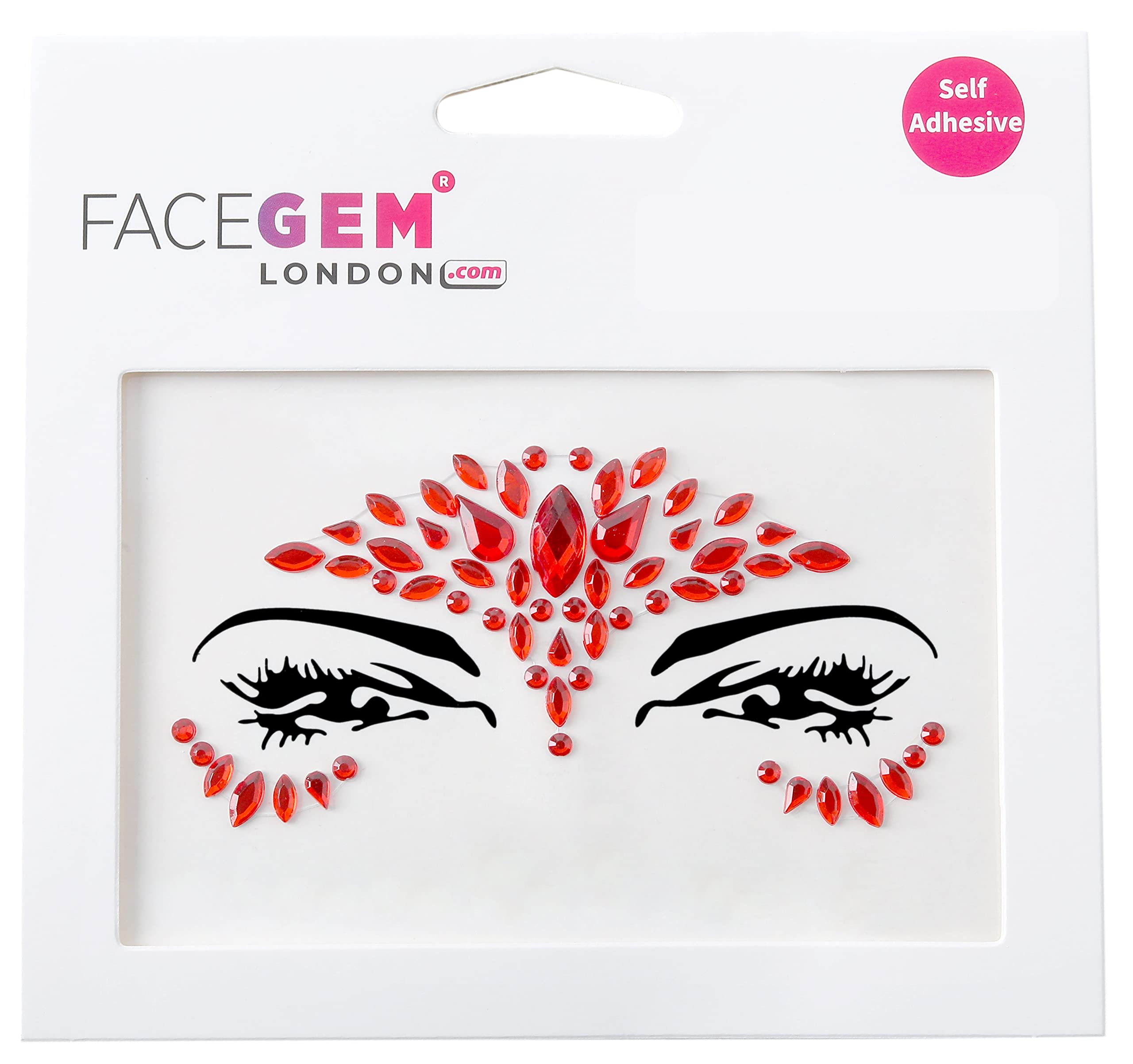 32 PCS Face Gems (RANDOM DESIGNS) Self- Adhesive Glitter Jewel Tattoo Sticker Festival Gems Rave Party Body Make Up C2ZAKMIX-A