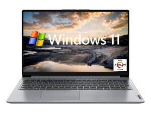 lenovo ideapad laptop, 15.6" hd display, amd athlon silver 3050u processor, windows 11 home, 20gb ram, 1tb ssd, 128gb emmc, webcam, hdmi, wifi 6, usb type-c, long battery life, pcm