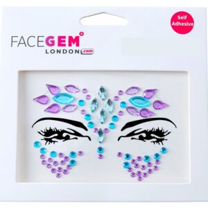 32 PCS Face Gems (RANDOM DESIGNS) Self- Adhesive Glitter Jewel Tattoo Sticker Festival Gems Rave Party Body Make Up C2ZAKMIX-A