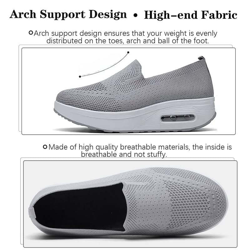 Cagora 2023 New Women's Orthopedic Sneakers, Orthopedic Shoes for Women, Orthopedic Sneakers, Orthopedic Slip On Shoes for Women Black