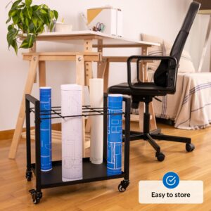 Blueprint Holder | Organize Your Space | Blueprint Storage for Architects, Engineers, Designers | Architectural Plan Storage | Blueprint Organizer for Large & Small Files | Portable Tube Storage Box