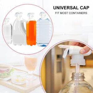 Automatic Drink Dispenser, Electric Drink Dispenser, Milk Pump Gallon, Milk Dispenser For Fridge, Pump For Milk Jug Can Prevent Milk From Overflowing and Hands-Free, Suitable for Kitchen 2 Pcs