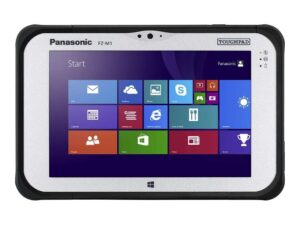 panasonic toughpad fz-m1 mk2, 7 inch wxga 10-pt multitouch, intel core m5-6y57 1.10ghz, 8gb, 256gb ssd, 4g lte, barcode reader, webcam, windows 10 pro (renewed)