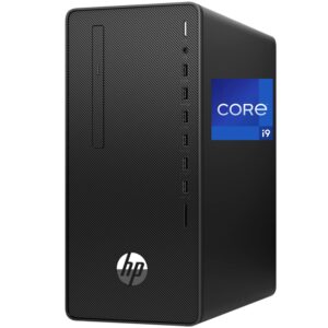 hp 290 g4 microtower desktop computer, intel i9-10900k, 64gb ram, 2tb nvme ssd, dvd-rw, hdmi, vga, ac wi-fi, bluetooth, windows 11 pro, black