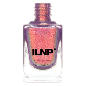 ilnp fairy dust - magical violet holographic jelly nail polish