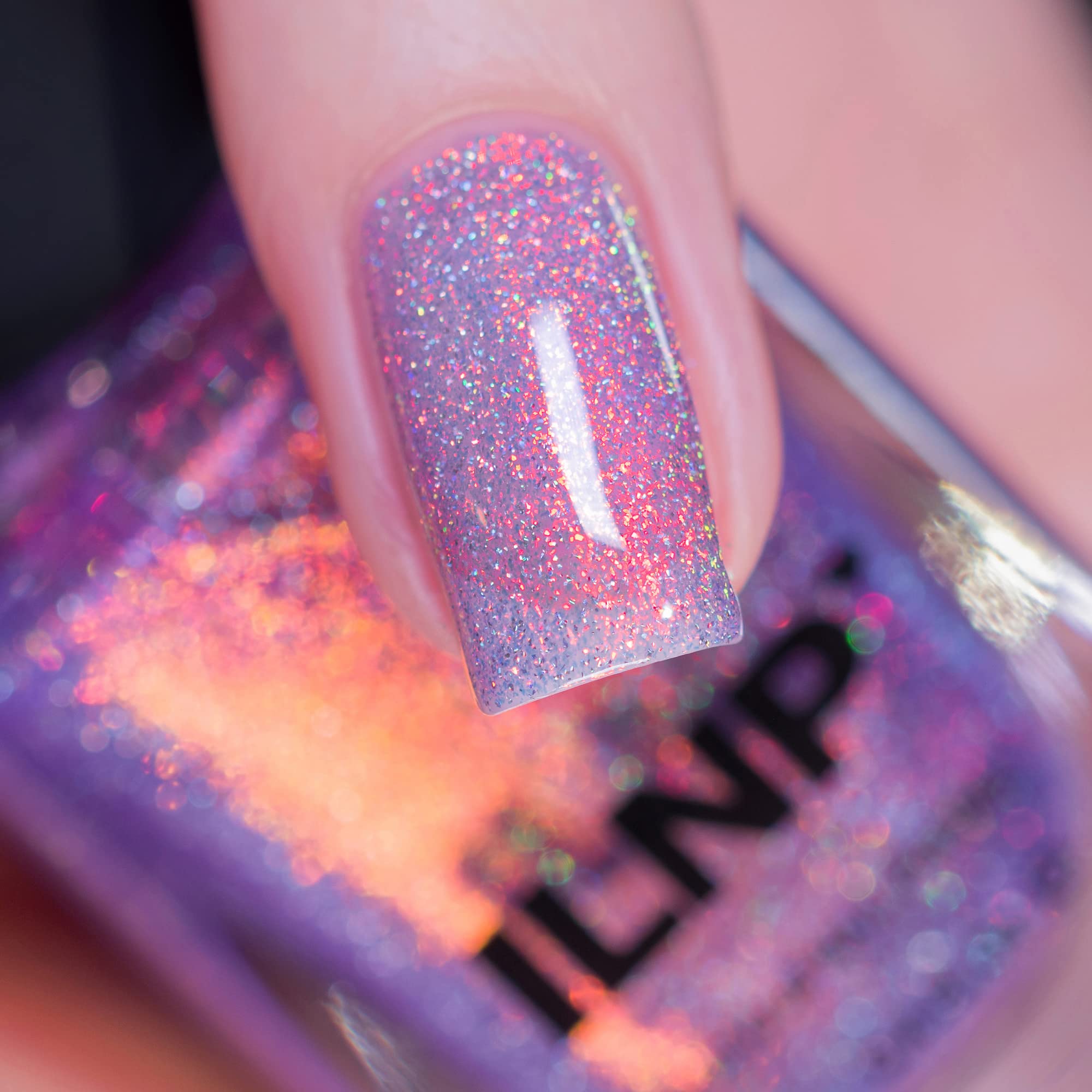 ILNP Fairy Dust - Magical Violet Holographic Jelly Nail Polish