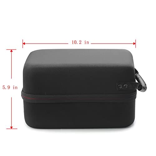 Case for XGIMI MoGo 2 Mini Projector , EVA Hard Storage Pouch Bag for XGIMI MoGo 2 Pro 1080P Portable Projector 360° Protective Travel Carrying Box (Black)