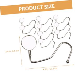 Alipis 30 Pcs Anti-Skid Hook Bags Metal Aluminum Alloy + Iron Student