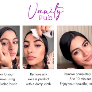 Vanity Pub Eyebrow Color Kit Dark Brown