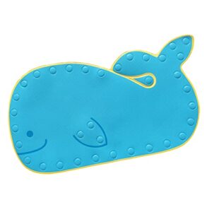 1pc bath mat for bath cushion tub anti-skid mat door mat whale shape rugs bathtub mat floor mat non- mat blue climbing mat soft floor play mat