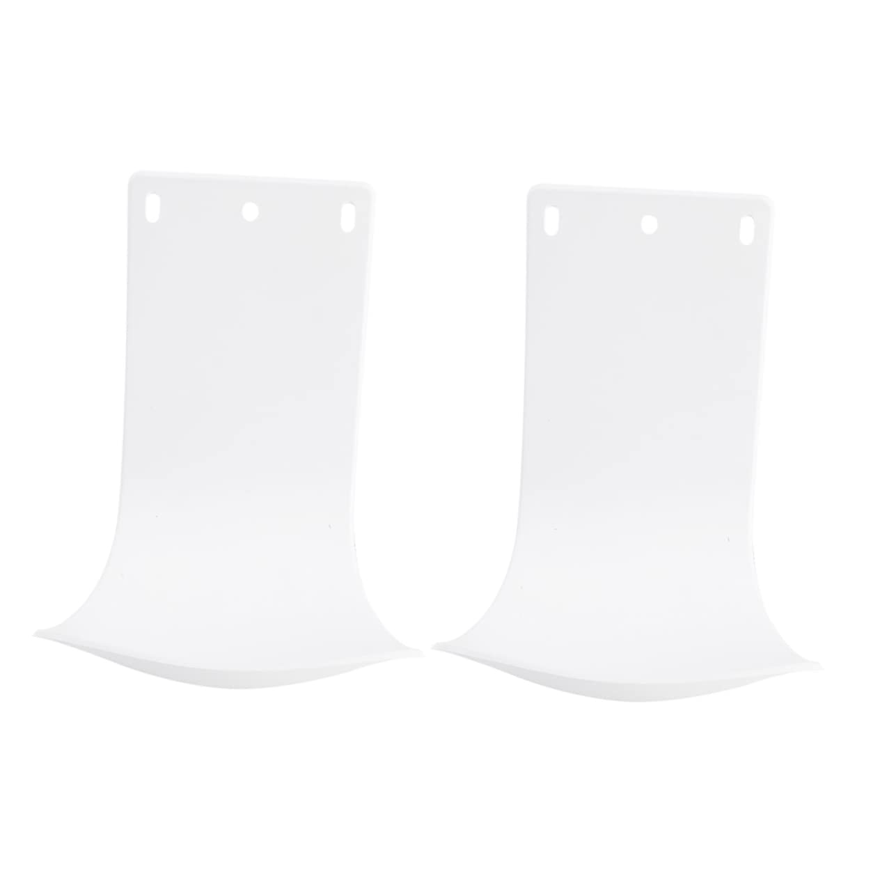 Angoily 2pcs Plastic Water Tray Wall Mount Soap Dispenser Handwashing Machine Trays Soap Dispenser Trays Holder Foaming Soap Drip Trays Decorate White Abs Dripping Water