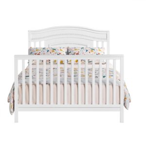 Oxford Baby Briella Crib to Full-Size Bed Conversion Kit, White, GreenGuard Gold Certified