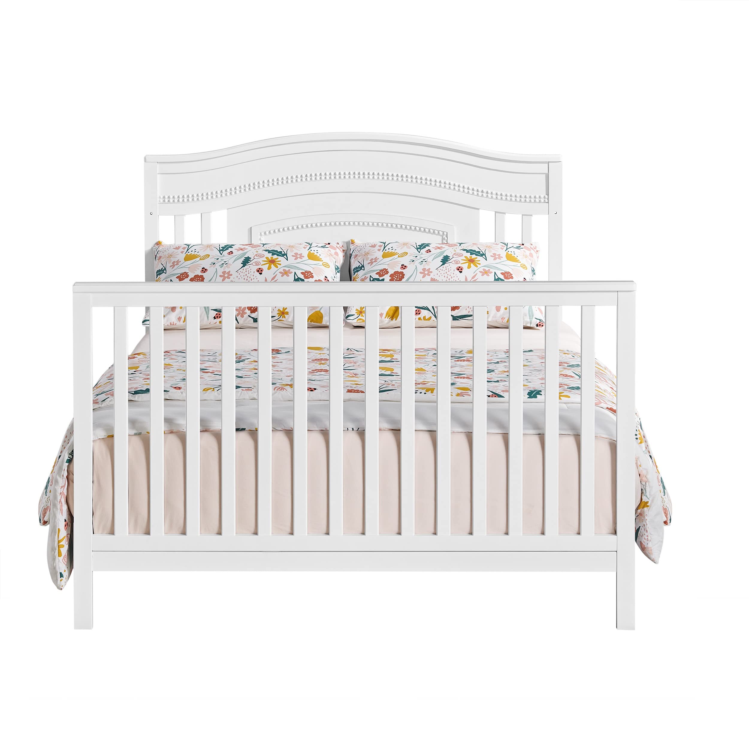 Oxford Baby Briella Crib to Full-Size Bed Conversion Kit, White, GreenGuard Gold Certified