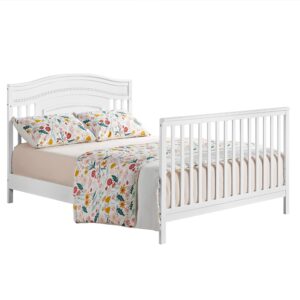 Oxford Baby Briella Crib to Full-Size Bed Conversion Kit, White, GreenGuard Gold Certified