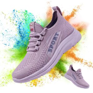 Cozystep Women's Walking Shoes Lightweight Running Sports Shoes Breathable Mesh Fashion Sneakers.