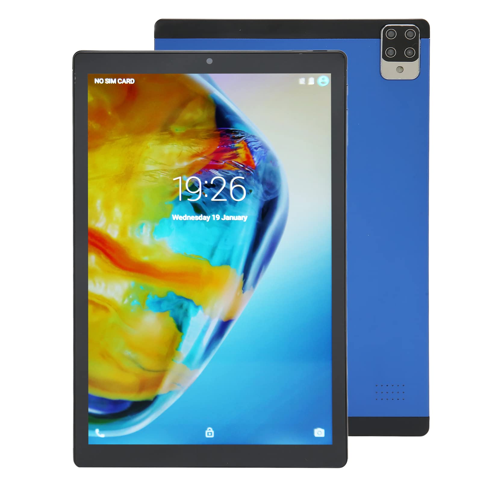 GOWENIC 10 Inch Tablet, HD 5G WiFi Octa Core CPU Tablet with LCD Screen, 4GB RAM 64GB ROM 5000mAh Battery 5MP Front Camera and 8MP Rear Camera, Blue