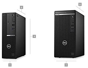 Dell Optiplex 5000 5090 SFF Small Form Factor Desktop Computer Tower (2021) | Core i5-512GB SSD Hard Drive + 1TB Hard Drive - 32GB RAM | 6 Cores @ 4.6 GHz Win 11 Home