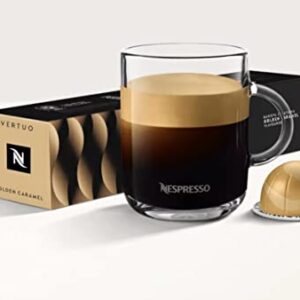 Nespresso Vertuo Golden Caramel Coffee,10 Count (Pack of 1)