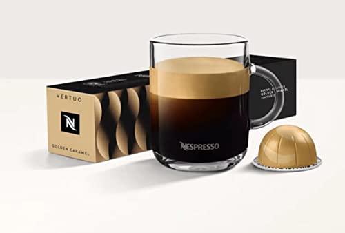 Nespresso Vertuo Golden Caramel Coffee,10 Count (Pack of 1)