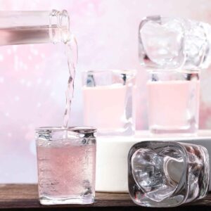 Srgeilzati Heart Shaped Shot Glasses Cute Bar Cart Accessories | Bar Cart Decor 2oz (Set of 6)