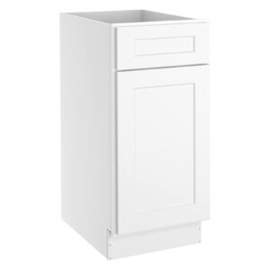 roomtec kitchen base cabinets, sideboard storage cabinet, entryway cabinet with soft closing doors 15" w x 24" d x 34-1/2"h