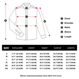 DiBanGu Shiny Green Button Down Dress Shirts for Men Fashion Long Sleeve Wrinkle-Free Emerald Green Shirts Dance Prom Shirts