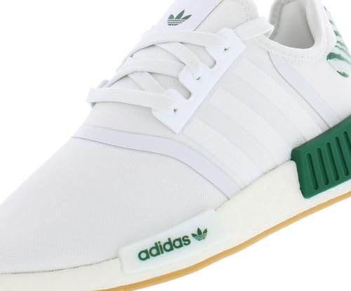 Adidas Women's NMD_R1 Sneaker (White/Forest Green, 9.5)