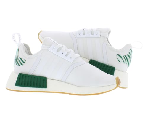 Adidas Women's NMD_R1 Sneaker (White/Forest Green, 9.5)