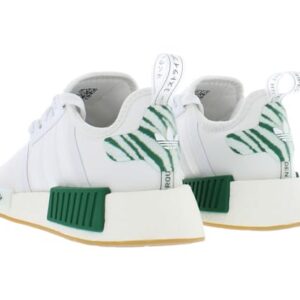 Adidas Women's NMD_R1 Sneaker (White/Forest Green, 9.5)