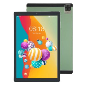 ANGGREK 10.1In Tablet for Android 12 5G WiFi 6Gb 128Gb Front 200W Rear 500W 1960X1080 IPS 10 Core 8800Mah Calling Tablet 100240V Green