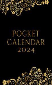 pocket calendar 2024: 1 year pocket planner (12-month calendar)