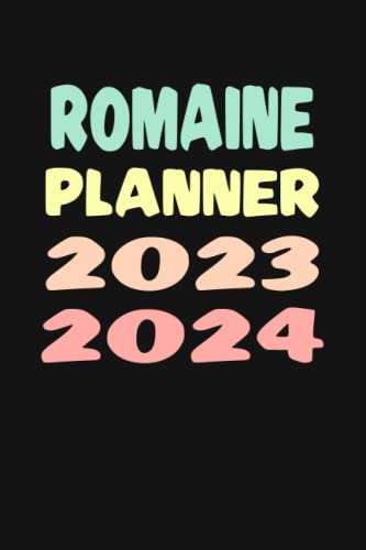 ROMAINE: Custom Name Weekly Planner 2023-2024