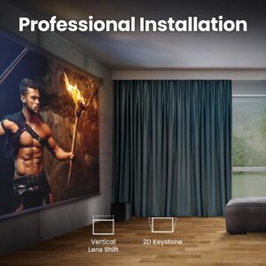 BenQ TK860i 3300lm 4K HDR Smart Home Theater Projector | 98% Rec.709 | Android TV with Netflix | Vertical Lens Shift | 2D Keystone | Support S/PDIF & eARC | 10W Stereo Speaker