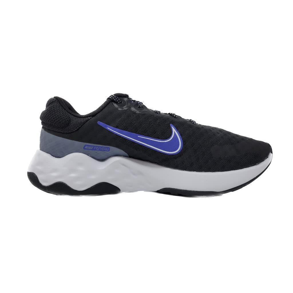 Nike Women's Renew Ride 3 Running Shoes, Black/White-Lapis, 6 M US