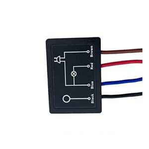 Touch Lamp Control Module, 3 Way Touch Sensor Dimmer, AC 1A/3A Touch Lamp Repair Kit Control Module, for Dimmable LED Incandescent Bulbs (3A)