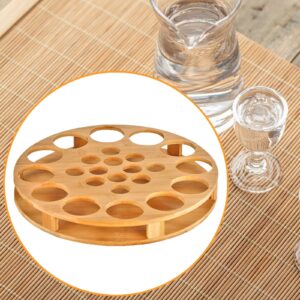 Beer Glass Tray Glass Holder Tray for Party Drinking Home Organizer for Club Drinks Cup Stand Serving for Bar Pub 12 Holes Beer Tray Holder