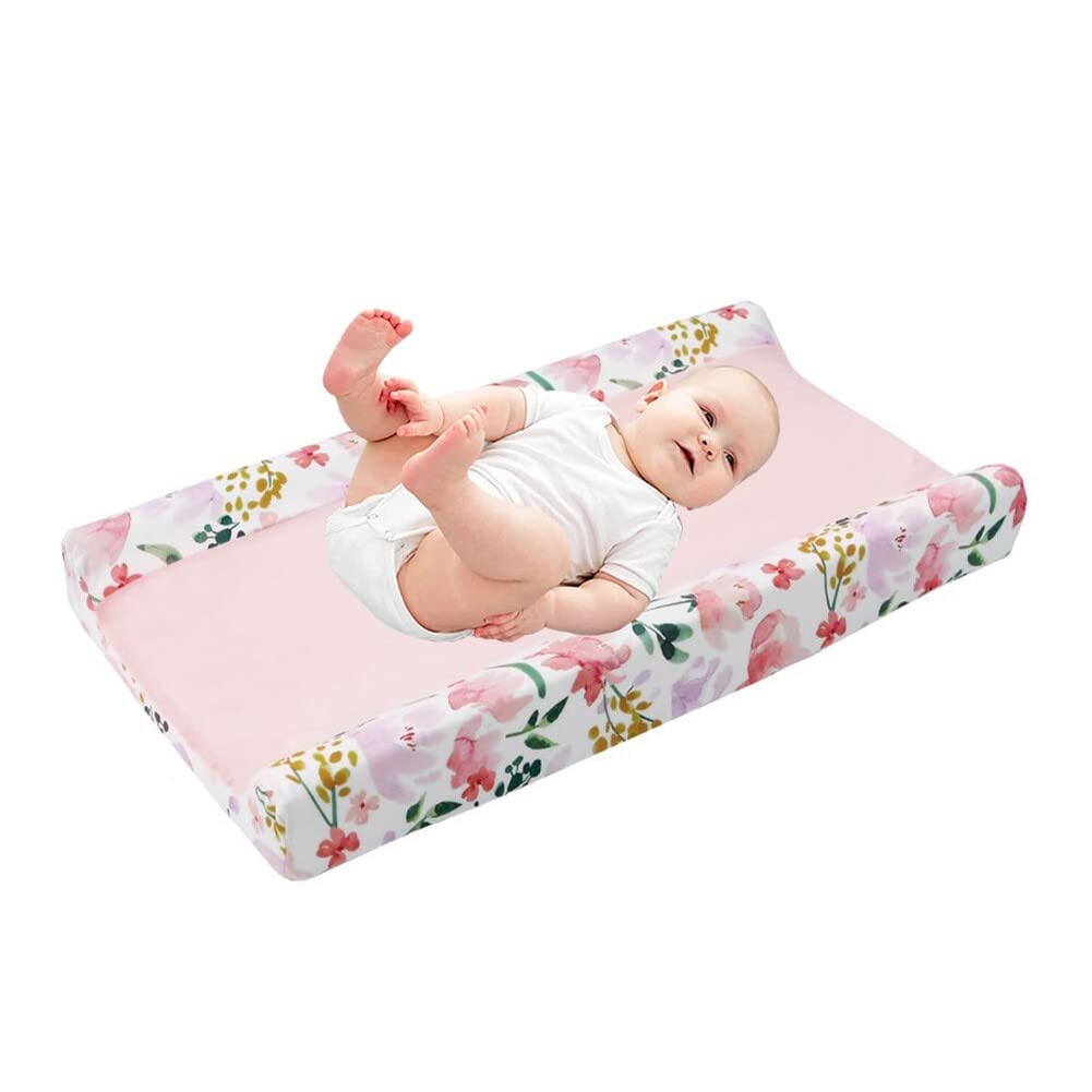 Changing Pad Cover for Baby Girls Boys, Comfort Diaper Change Table Pad Covers, Cute Changing Pad Sheets Removable Cover