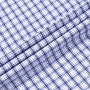 Alimens & Gentle Mens Gingham Button Down Shirt Long Sleeve Cotton Regular Fit Plaid Dress Shirts