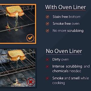 3 Pack Oven Liners and 8 Pack Refrigerator Liners Sheet Bundle - Say Goodbye to Messy Spills and Stains BPA & PFOA Free Kitchen Accessories