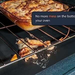 3 Pack Oven Liners and 8 Pack Refrigerator Liners Sheet Bundle - Say Goodbye to Messy Spills and Stains BPA & PFOA Free Kitchen Accessories