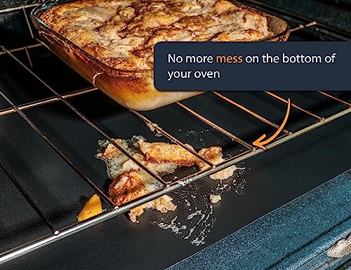 3 Pack Oven Liners and 8 Pack Refrigerator Liners Sheet Bundle - Say Goodbye to Messy Spills and Stains BPA & PFOA Free Kitchen Accessories