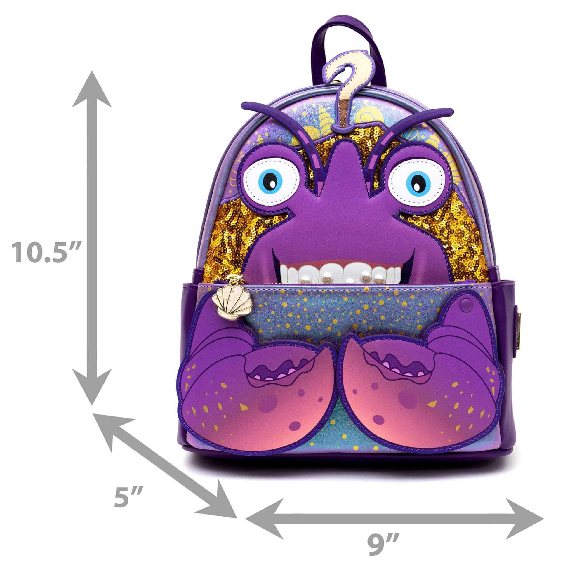 Loungefly Disney Moana Tamatoa Mini Backpack Maui