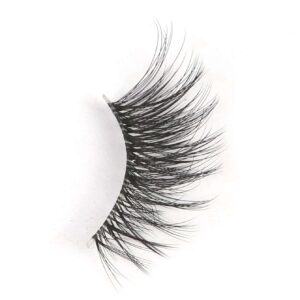 Gmagictobo False Eyelashes Natural Half Lashes Cat Eye Clear Band Lashes Fluffy Wispy 3D Faux Mink Lashes Pack Soft Strips Fake Eyelashes 7 Pairs