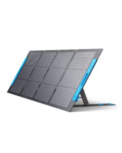 anker 531 solar panel, 200w foldable portable solar charger, ip67 waterproof, 23% higher energy conversion efficiency, smart sunlight alignment, for camping, rv (only for 767 powerhouse) (renewed)